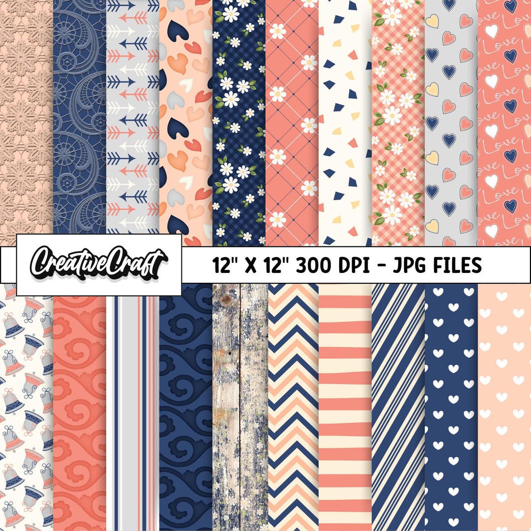 20 Wedding Digital Papers 300 DPI Maximum Quality, Wedding Digital ...
