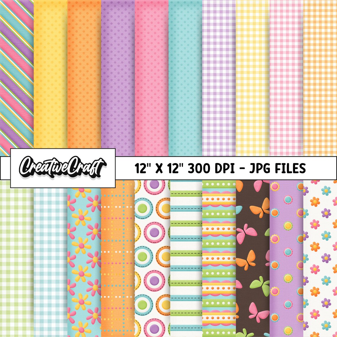20 Birds Digital Papers 300 DPI Highest Quality, Birds Scrapbooking ...