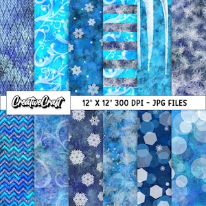 12 Princess Frozen Digital Papers 300 DPI Maximum Quality, Frozen ...