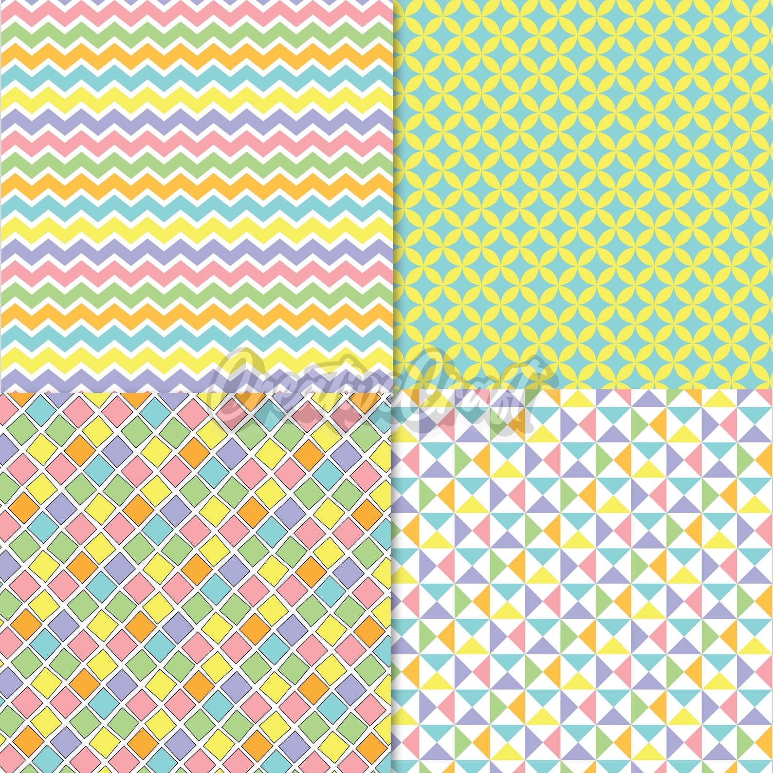 14 Animated Cat Digital Papers 300 DPI Maximum Quality, Animated Cat ...