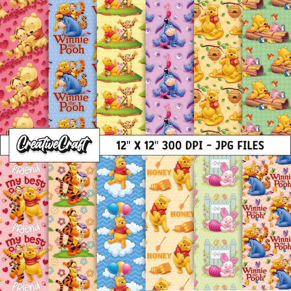 Winnie the Pooh Digital Designs - Etsy
