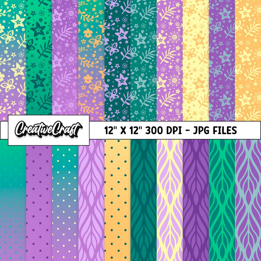 20 Encanto Digital Papers 300 DPI Maximum Quality, Encanto Scrapbook ...