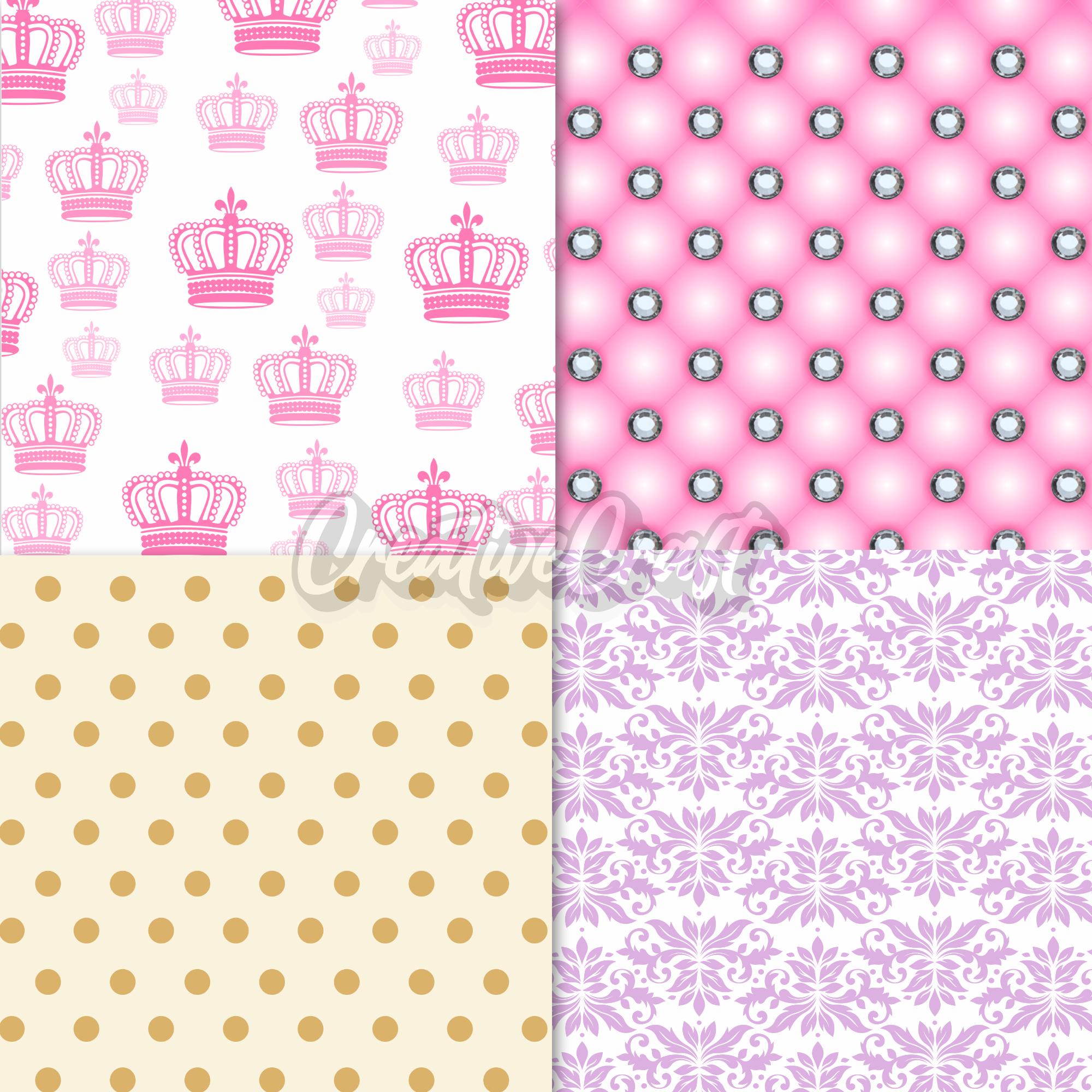 24 Princess Digital Papers 300 DPI Maximum Quality, Princess ...