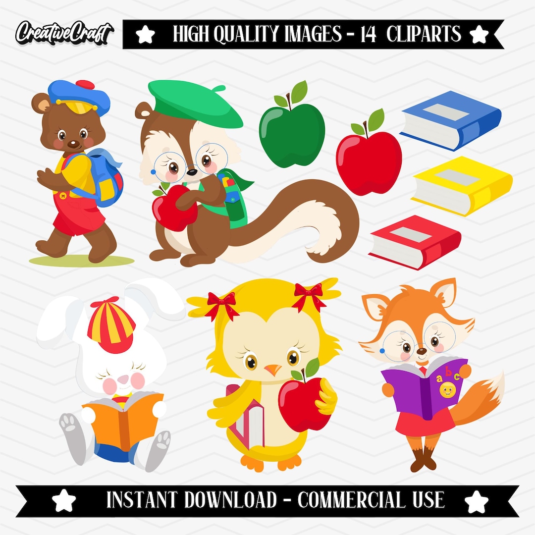 14 Png Clipart Back to School 300 DPI Maximum Quality, Png Clipart ...