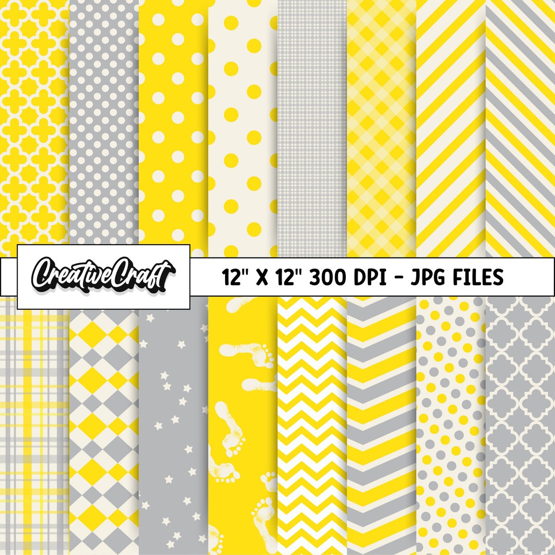 16 Baby Shower Digital Papers 300 DPI Highest Quality, Baby Shower ...