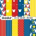 12 Mickey the Mouse Digital Papers 300 DPI Maximum Quality, Mickey ...