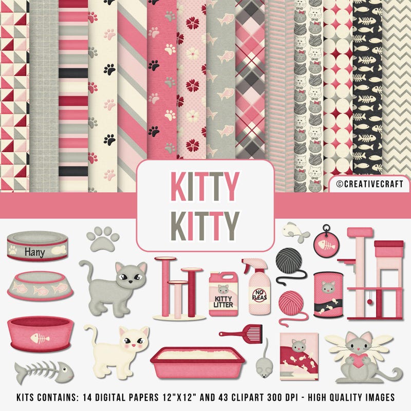 Pet Digital Paper - Etsy