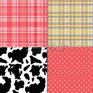 12 Western Cowboy Digital Papers 300 DPI Maximum Quality, Cowboy ...