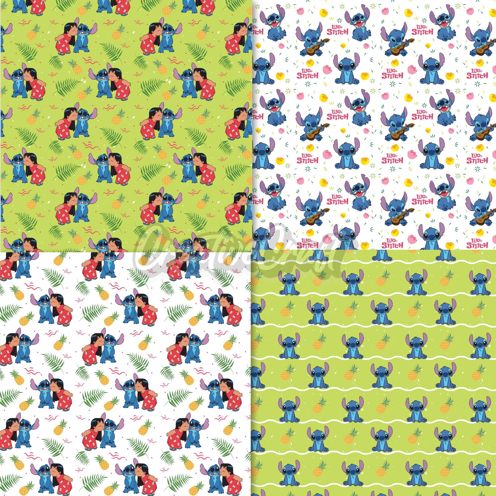 20 Lilo and Stitch Digital Papers 300 DPI Maximum Quality, Lilo and ...