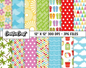 24 Dinosaurs Digital Papers 300 DPI Maximum Quality, Dinosaurs ...