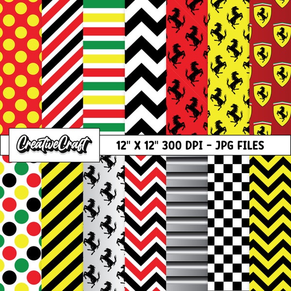 Ferrari Digital Paper - Etsy