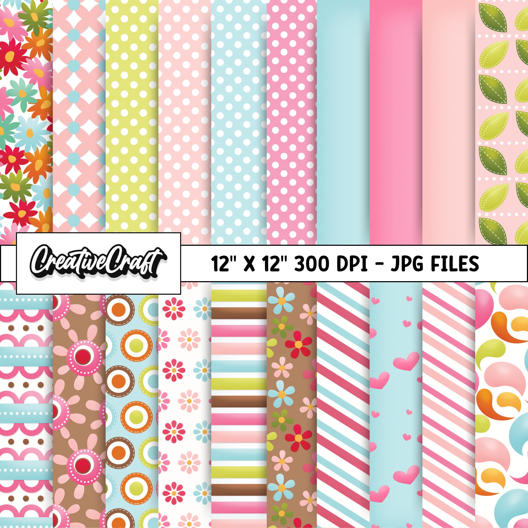 20 Owl Digital Papers 300 DPI Maximum Quality, Owl Scrapbooking, Owl ...