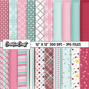 20 Little Angel Digital Papers 300 DPI Maximum Quality, Baptism Digital ...