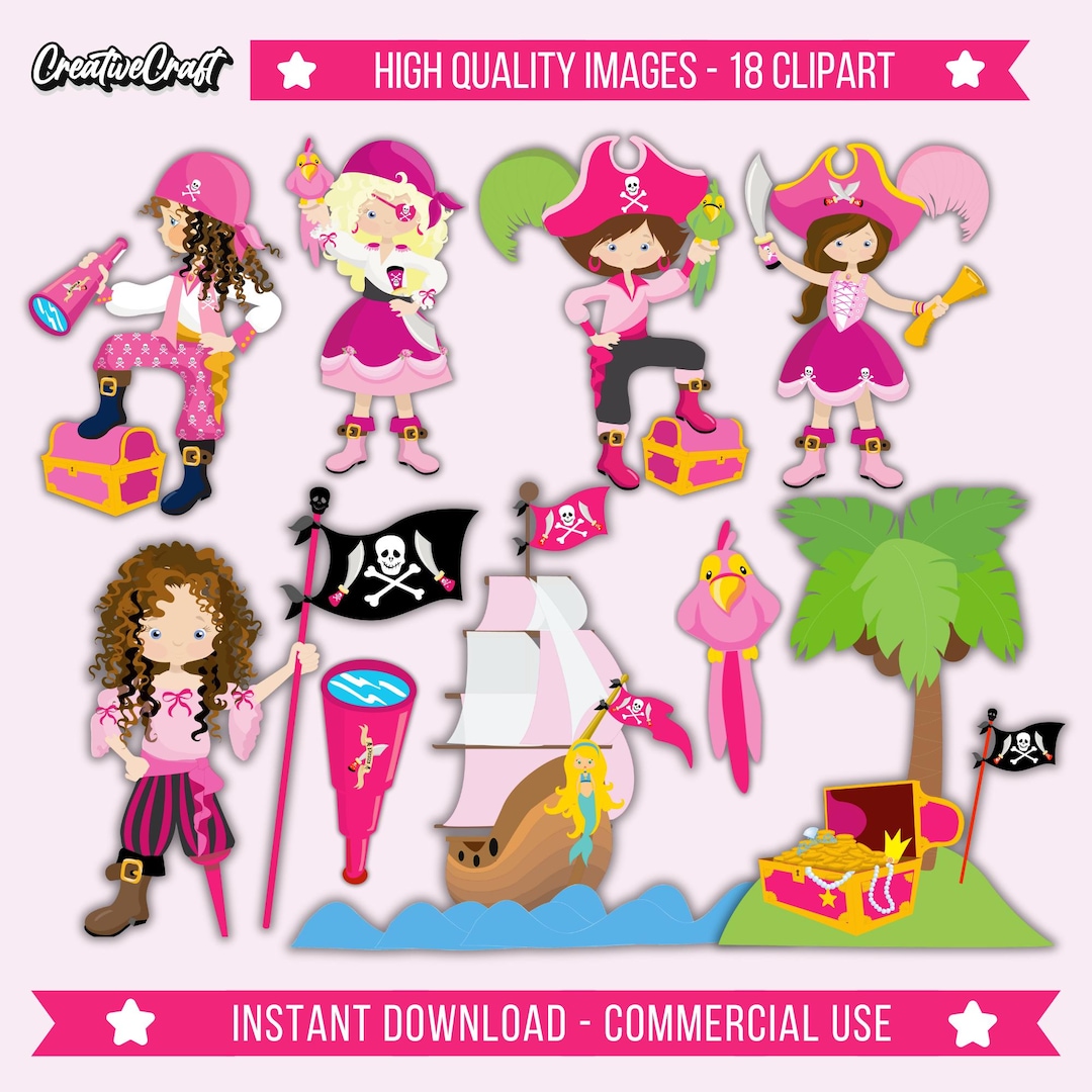 18 Clipart Png Pirates Girls 300 DPI Maximum Quality, Clipart Png ...