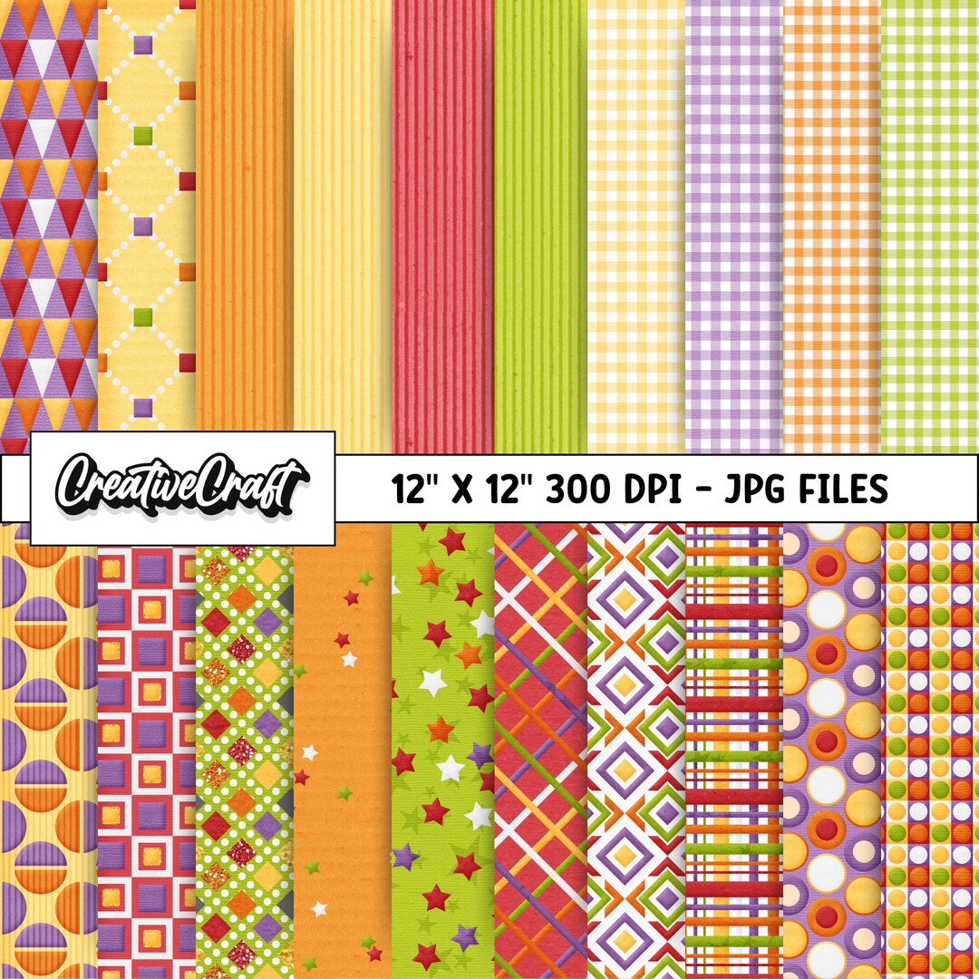20 Fast Food Digital Papers 300 DPI Maximum Quality, Fast Food ...