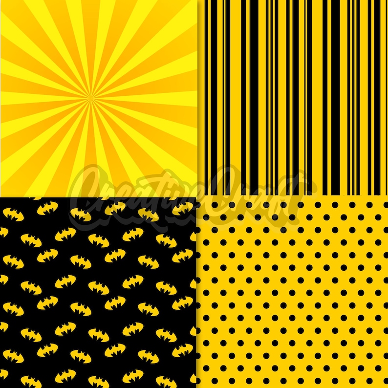 24 Superhero Digital Papers 300 DPI Maximum Quality, Superhero ...