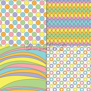 14 Animated Cat Digital Papers 300 DPI Maximum Quality, Animated Cat ...