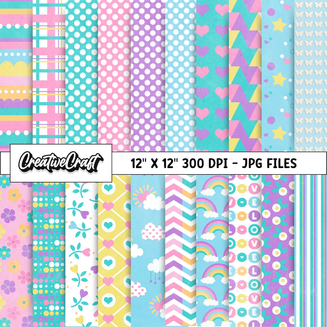 20 Princess Digital Papers 300 DPI Maximum Quality, Princess ...