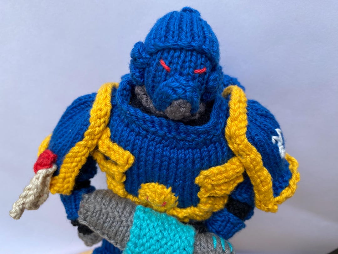 Ultramarine Knitting Pattern - Space Marine 40K - Etsy