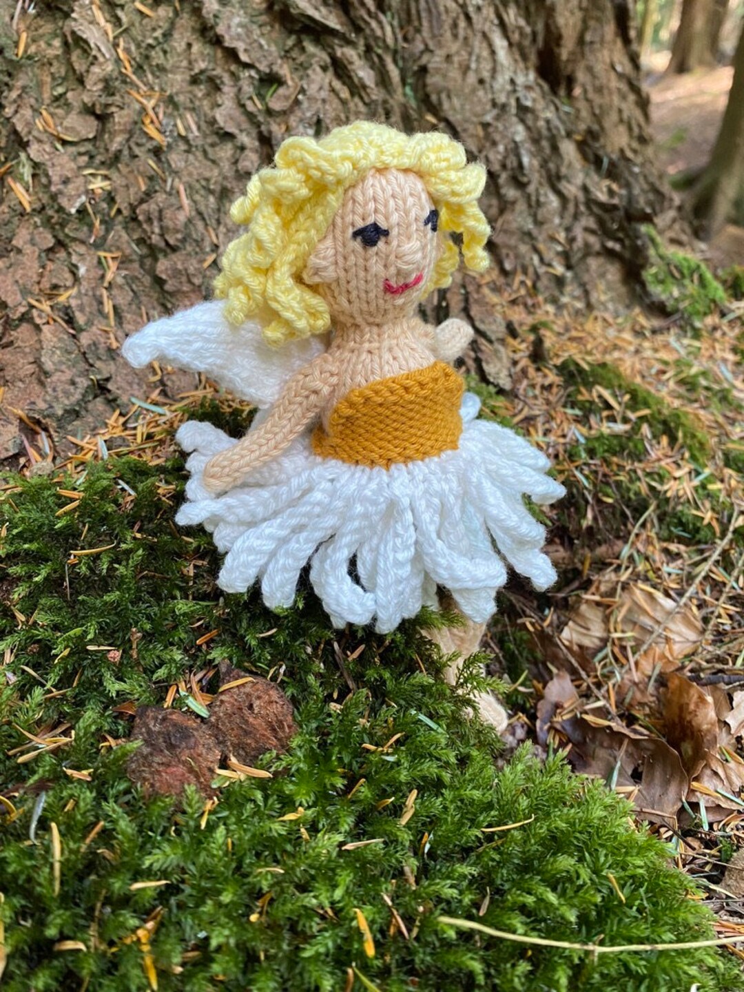 Daisy Flower Fairy Knitting Pattern (digital Download) - Etsy