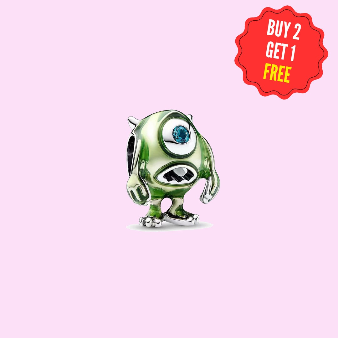 Charm Monsters & Co Mike Wazowski Pixar Charm for Bracelets - Etsy
