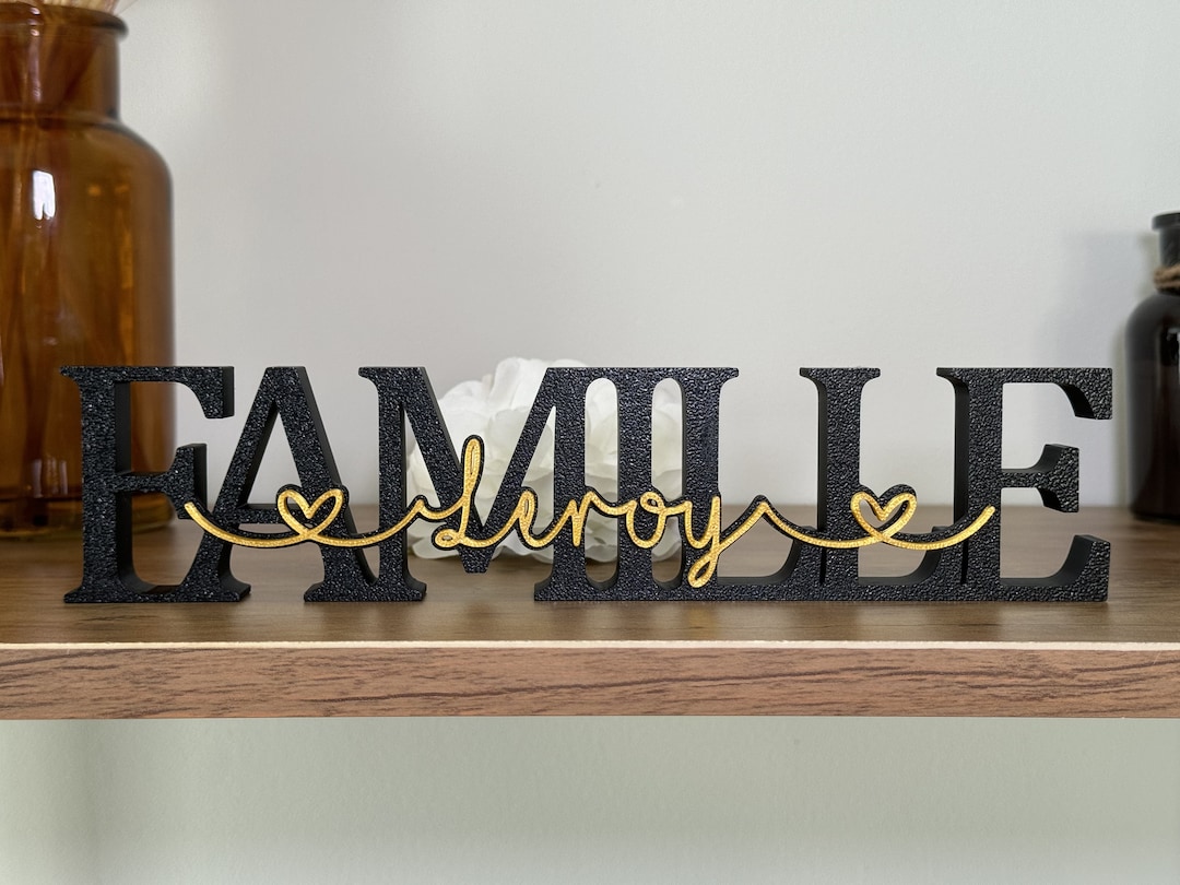 Word FAMILY to Personalize With First Names or Last Name | Colors of ...
