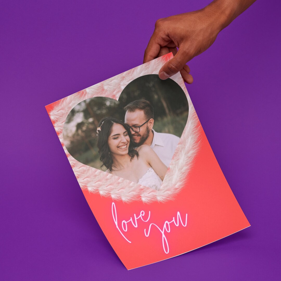 Happy Love Day Card, Love Cards With Photo, Printable Valentine's Day ...