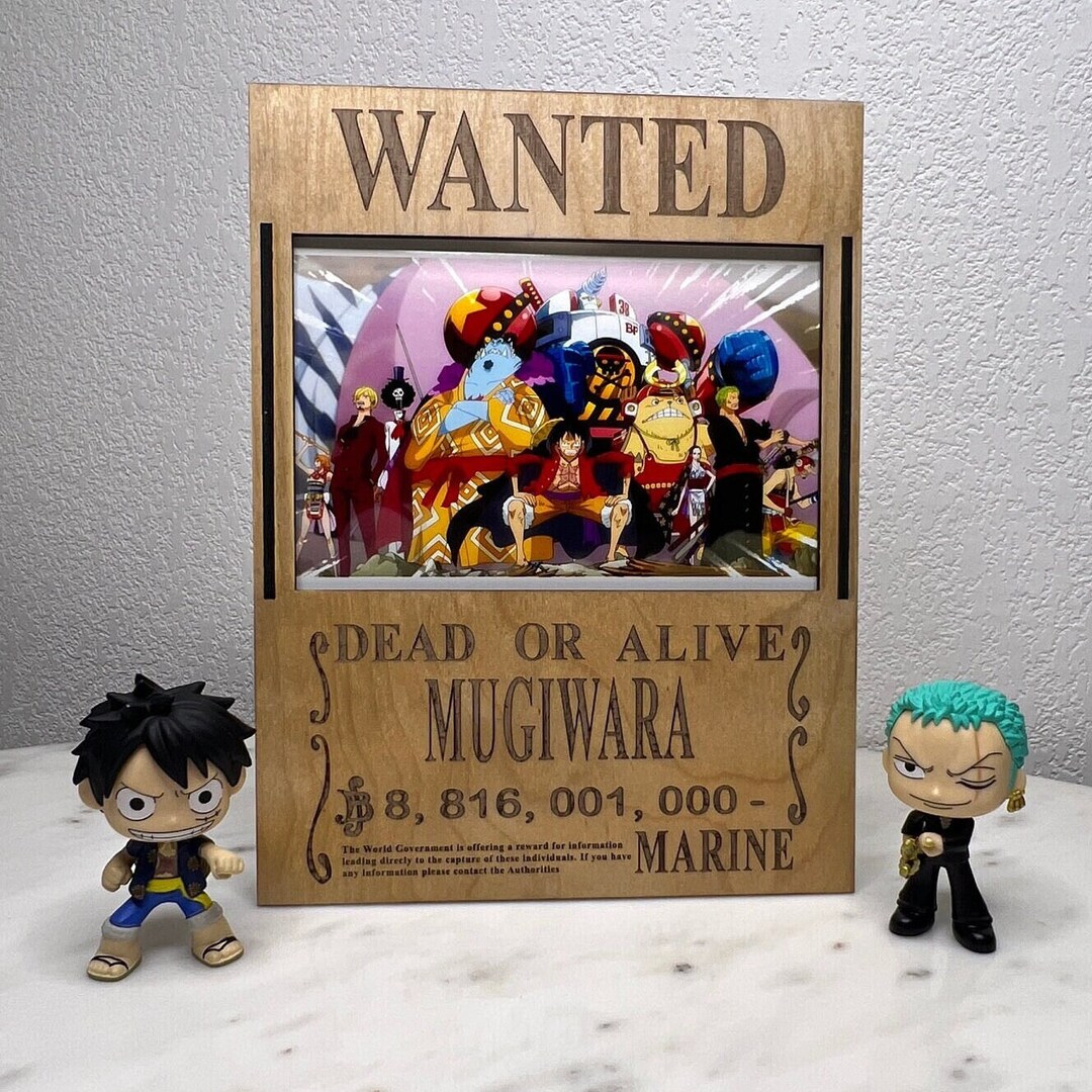 Personalized One Piece Wanted Photo Frame: Be the Most Wanted Pirate - Etsy