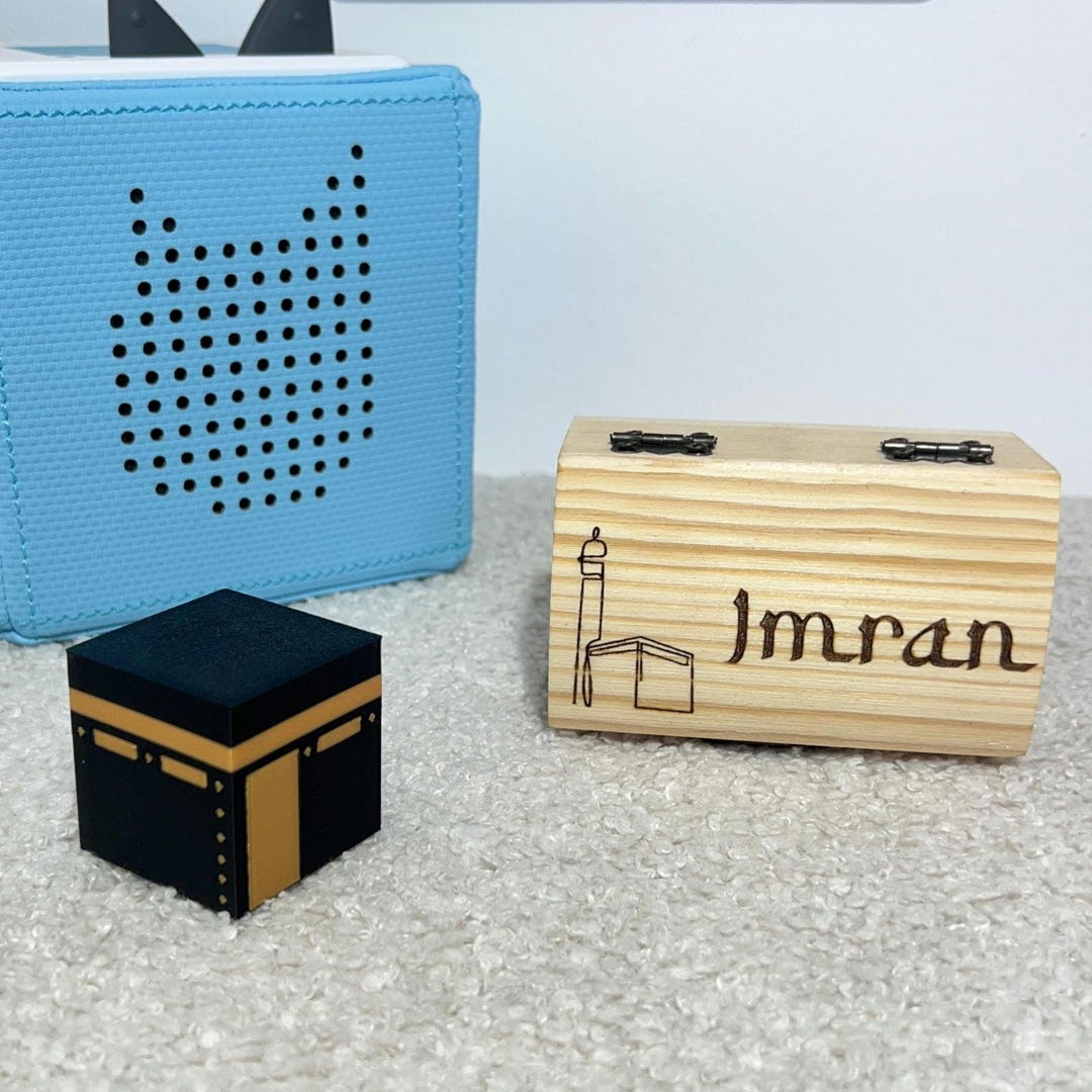 Interactive Kaaba Figurine - With Customizable Wooden Box - Etsy UK