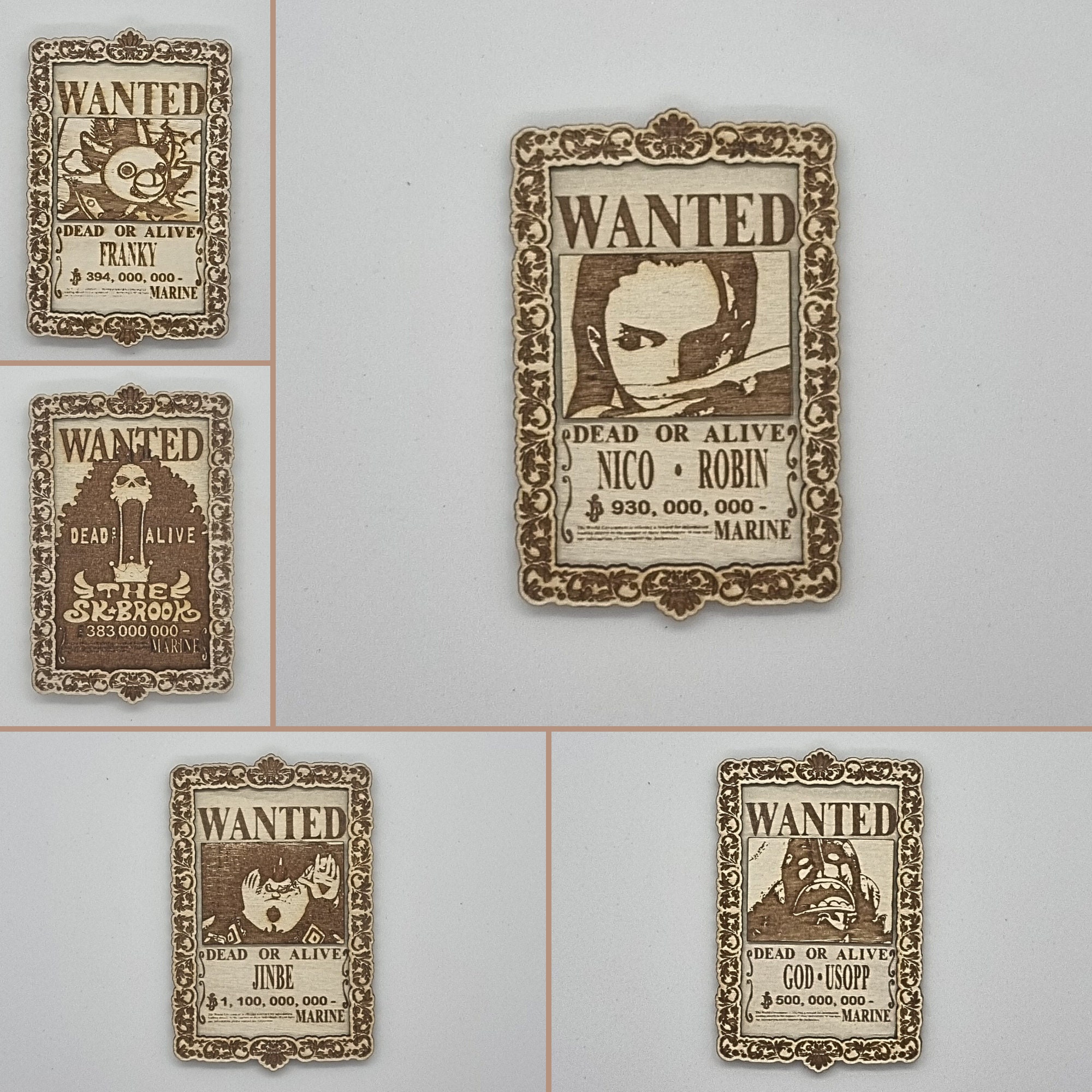 Magnets Wanted One Piece MUGIWARA NEW PREMIUMS - Etsy