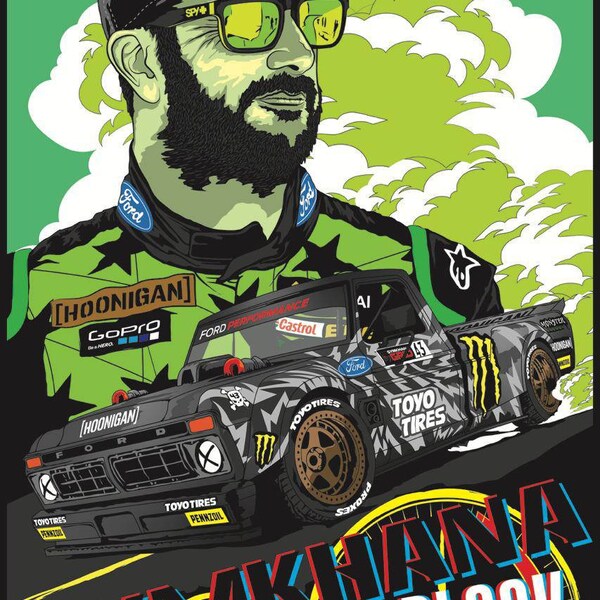 Ken Block Poster - Etsy
