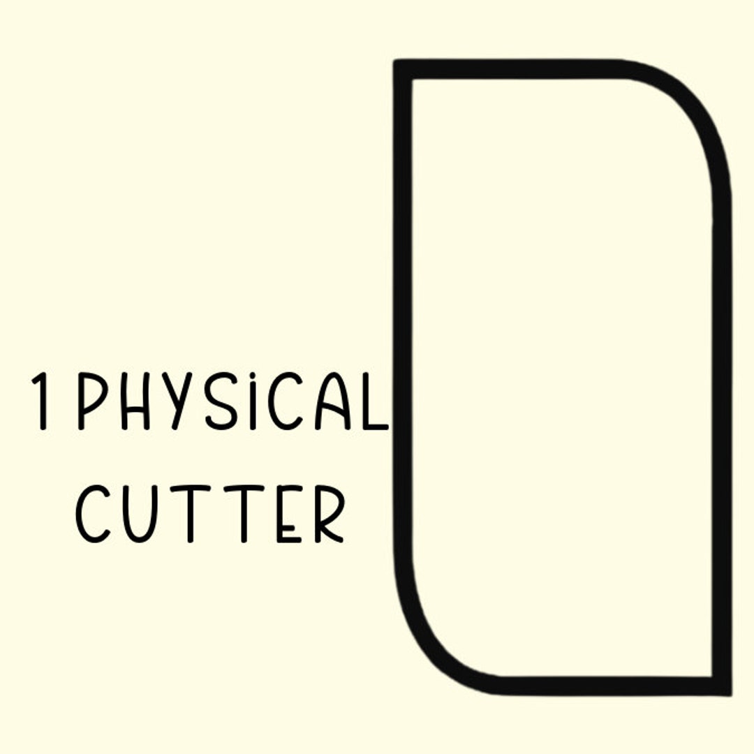 Rounded Rectangle Cookie Cutter, Rectangle Cookie Cutter, Aesthetic ...