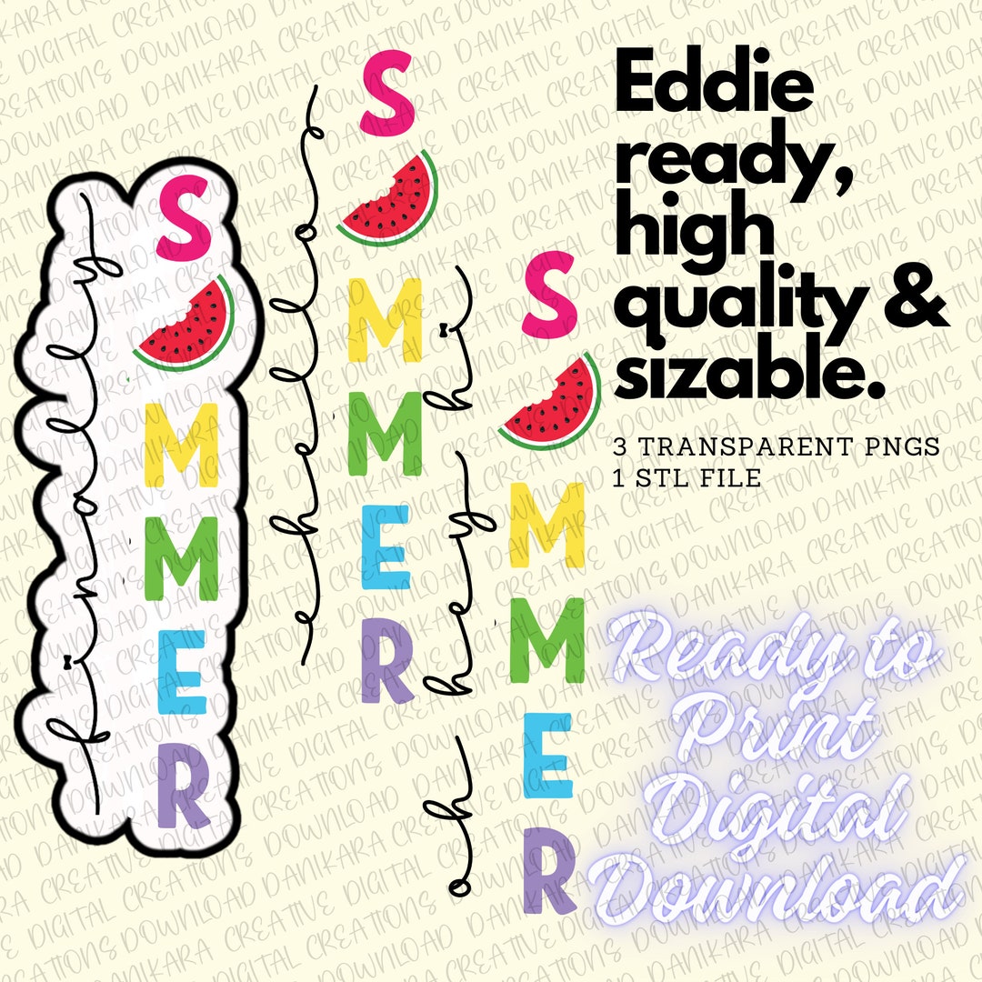Summer Cookie STL & PNG, Hello Summer STL W/png, Finally Summer Png ...