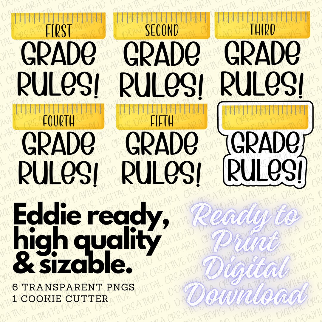 Grade Ruler Physical Cutter & Matching Pngs, Grade Ruler PNG, School ...