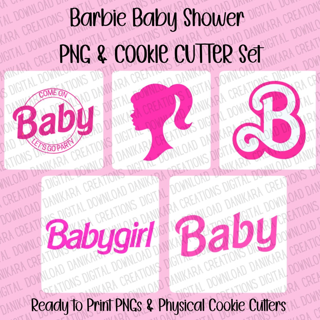 Preppy Doll Baby Shower PNG & Cookie Cutter, Preppy Baby Pngs, Baby ...