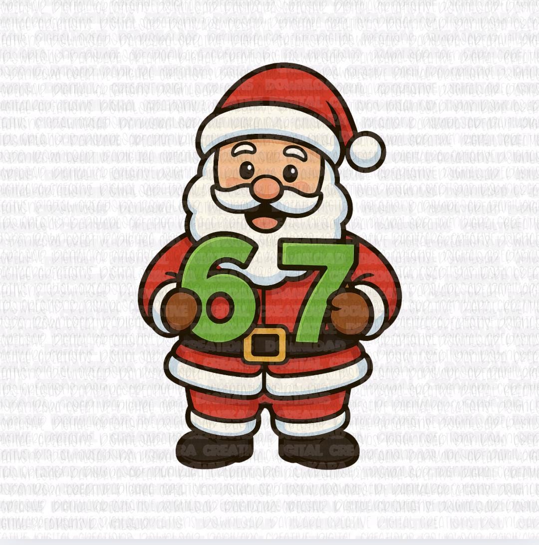 67 Santa STL & PNG, Christmas Santa PNG, 67 Christmas Stl With Png, Six ...
