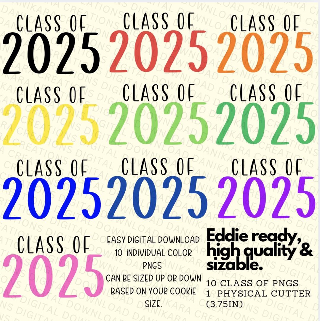 Class of 2025 PNG & STL, Graduation PNG, Class of 2025 Pngs, Graduation ...