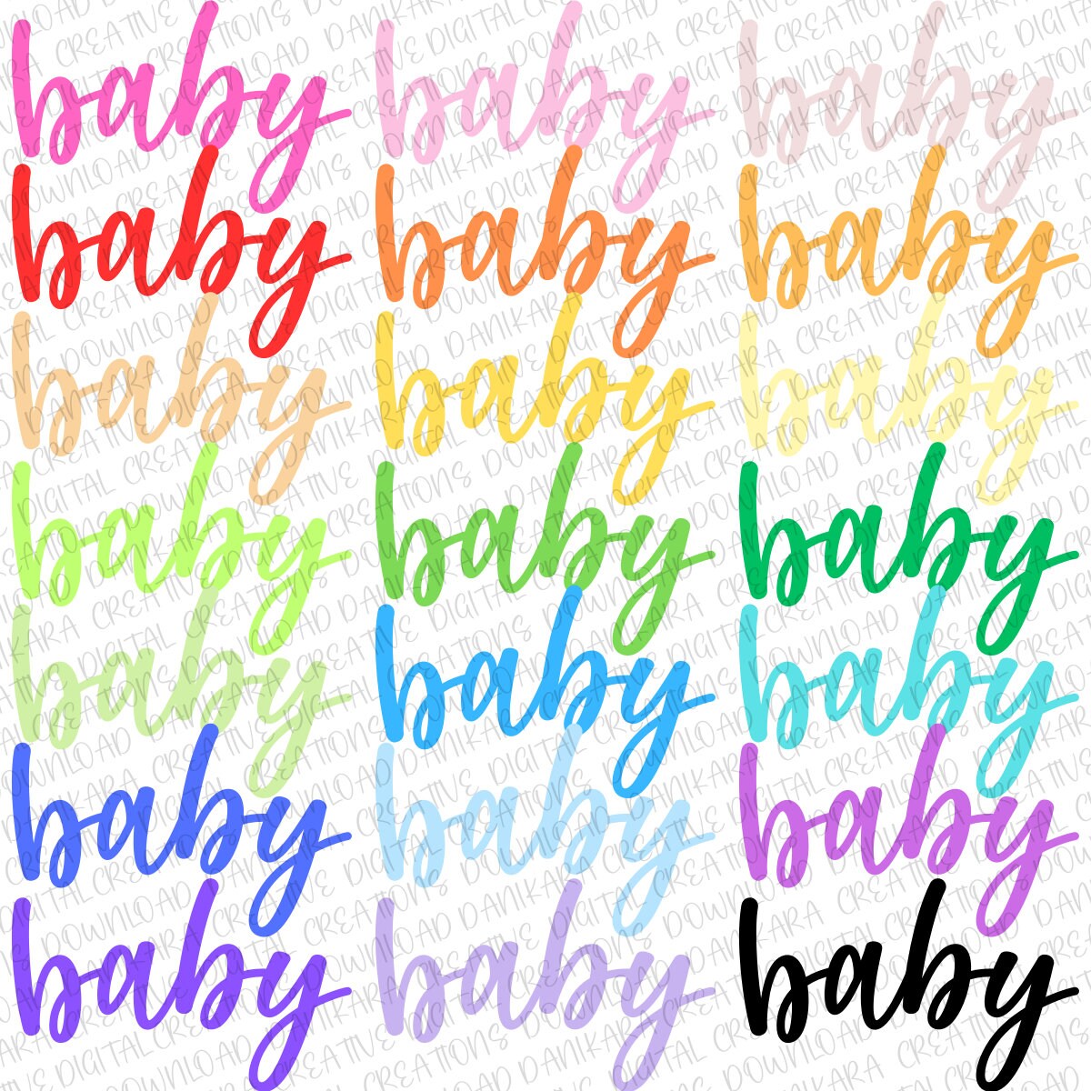 Baby Script PNG & STL, Baby Word STL and Pngs, Baby Cookie, Baby Cookie ...