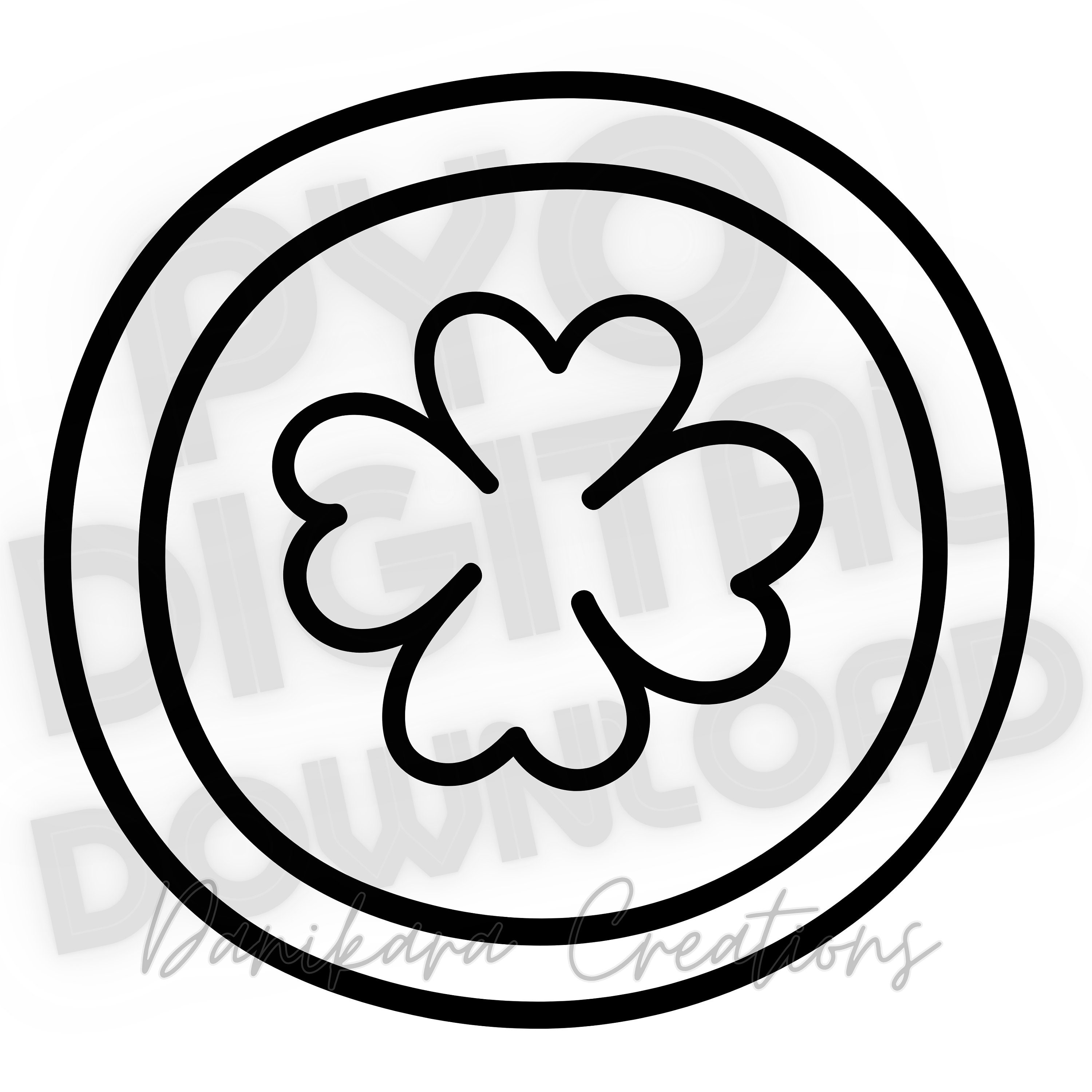 Lucky Paint Your Own, Lucky Coin Paint Your Own PNG, St. Patrick's Day ...