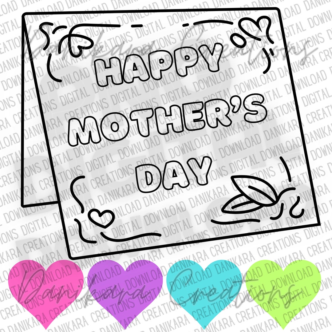 Mother's Day PYO PNG, Mom Paint Your Own Cookie, Paint Your Own PNG ...