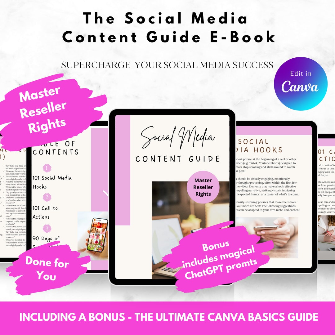 The Social Media Content Guide: Your Complete Resellable Social Media ...