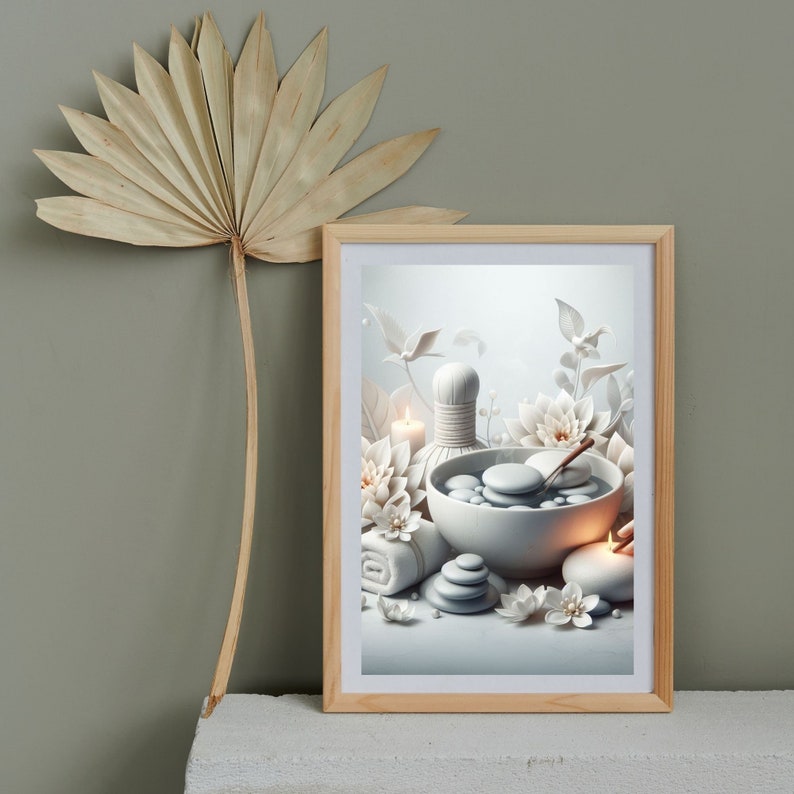 Spa Decor, Hot Stone Massage Decor, Medical Spa Wall Art, Spa Quote ...