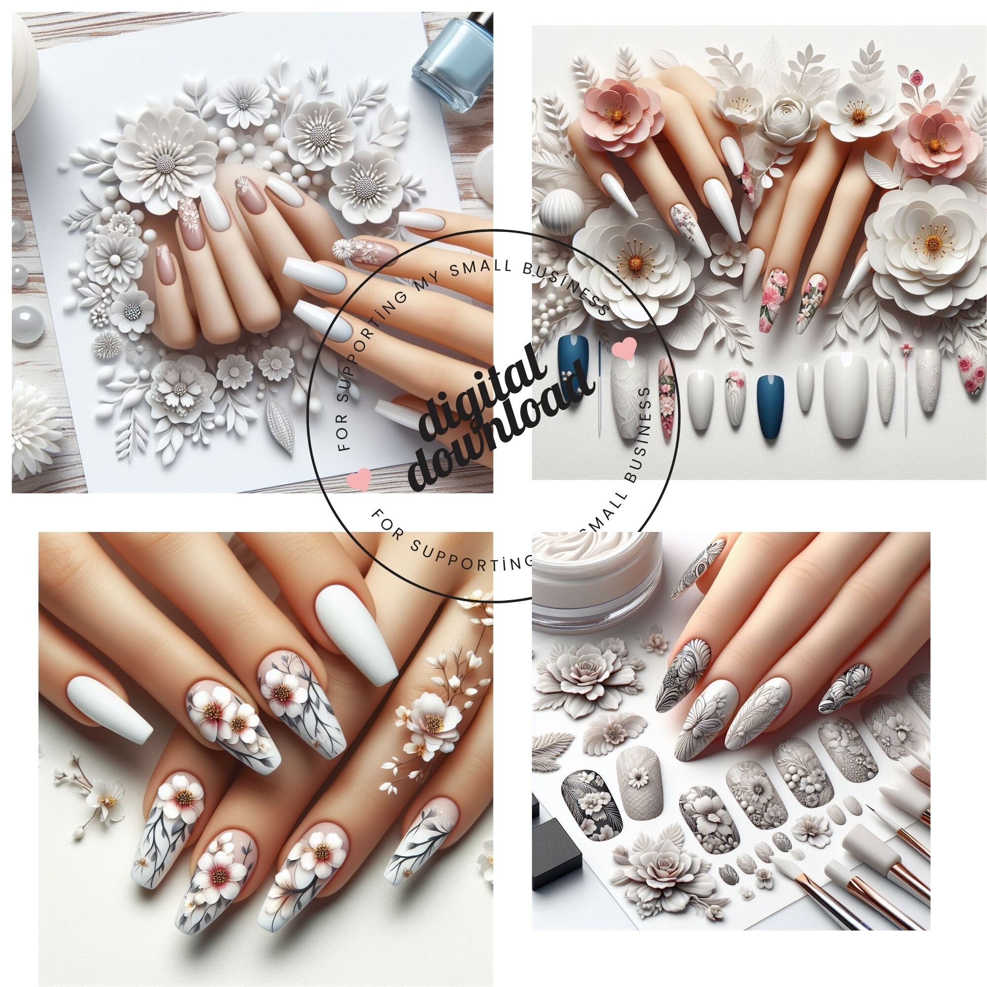 Printable Nails Print, Nail Salon Decor, Nail Tech Gift, Spa Wall Art ...