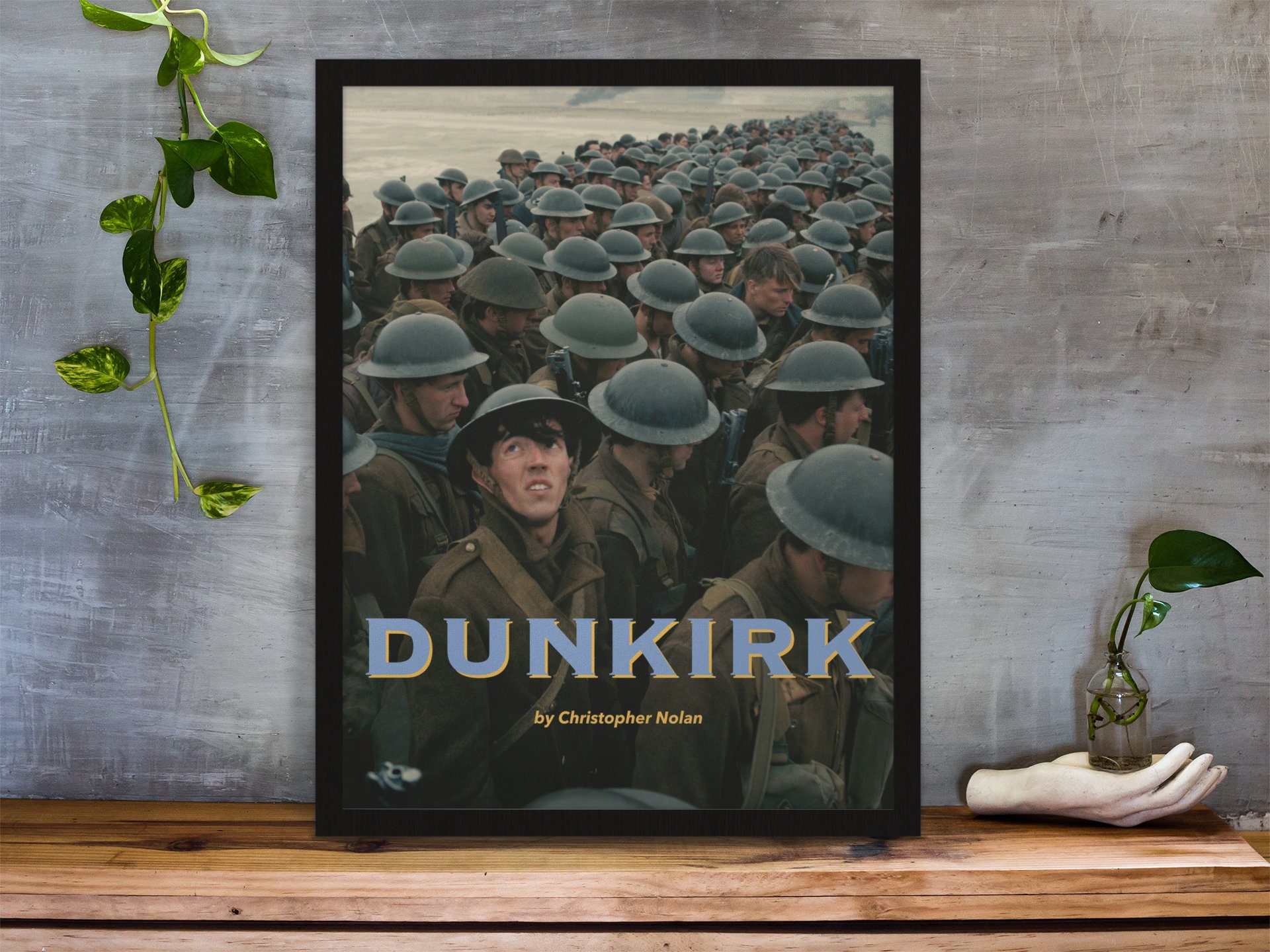 Dunkirk Movie Poster Digital Download, Minimalist Movie Print, Movie Wall Art, Printable Wall ...