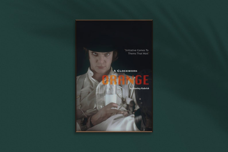 A Clockwork Orange Digital Movie Poster Printable Movie Poster Wall Art ...