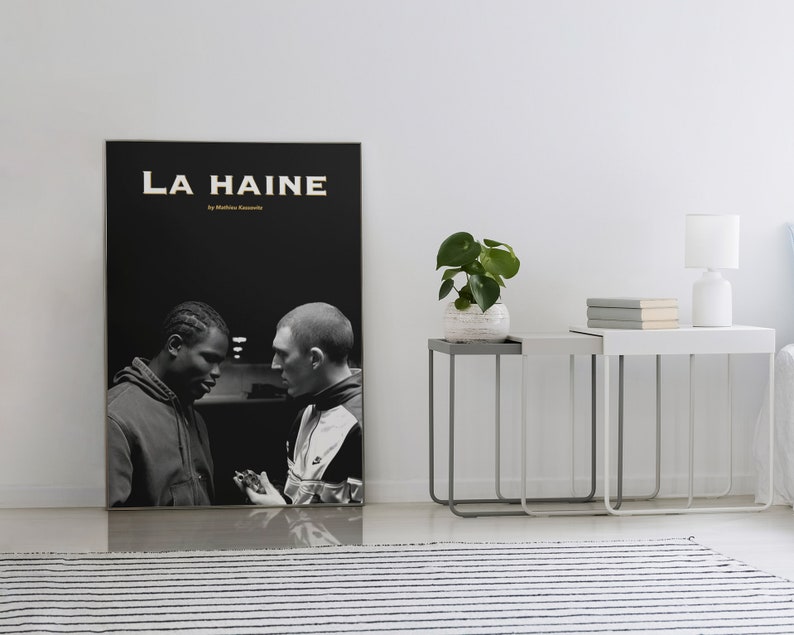 La Haine Poster | Digital Movie Poster | Printable Movie Poster | Wall ...