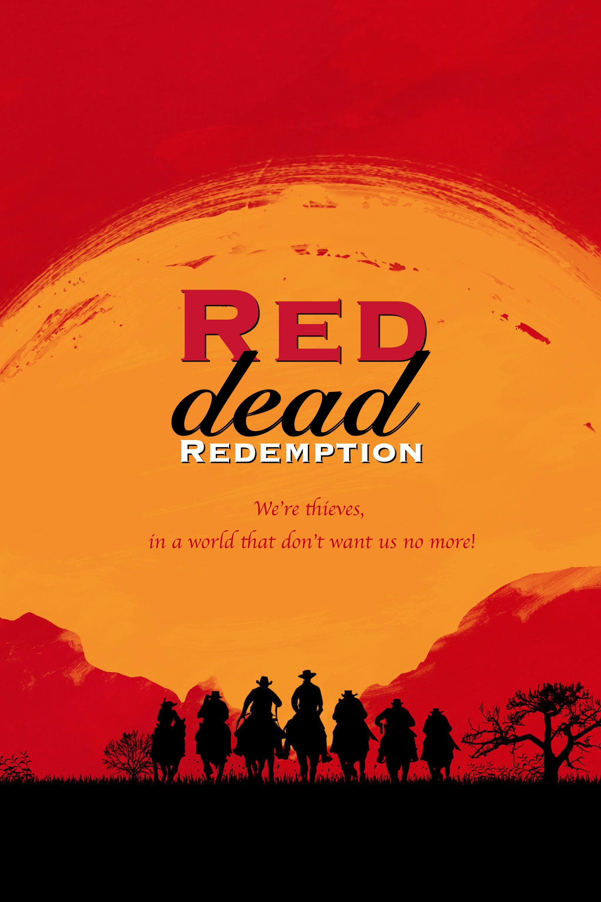 RDR Poster | Digital Game Poster | Printable Game Poster | Wall Art ...
