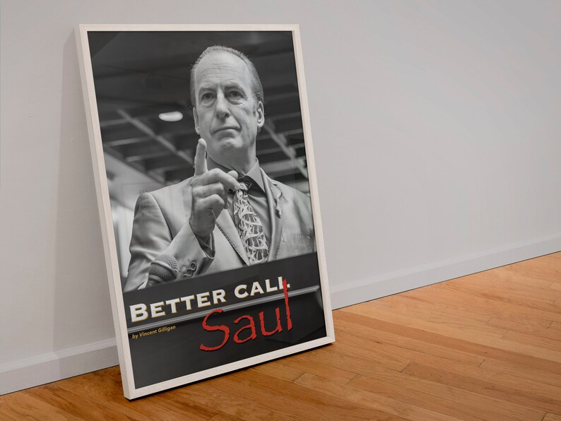 Better Call Saul Poster: Minimalist TV Series Art (digital Download) - Etsy