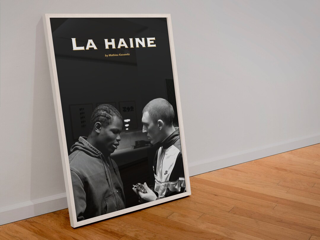 La Haine Poster Digital Movie Poster Printable Movie Poster Wall Art ...