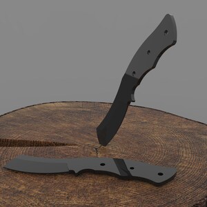 Knife Design Plan DXF Files - Etsy